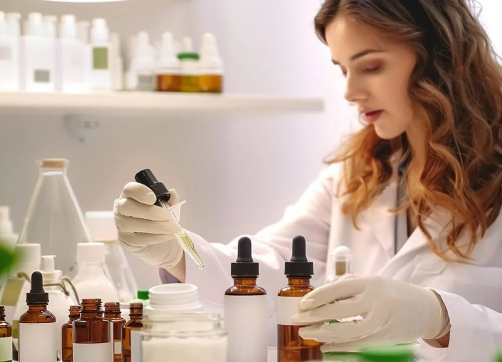 Formulación personalizada de productos de cuidado de la piel de marca blanca