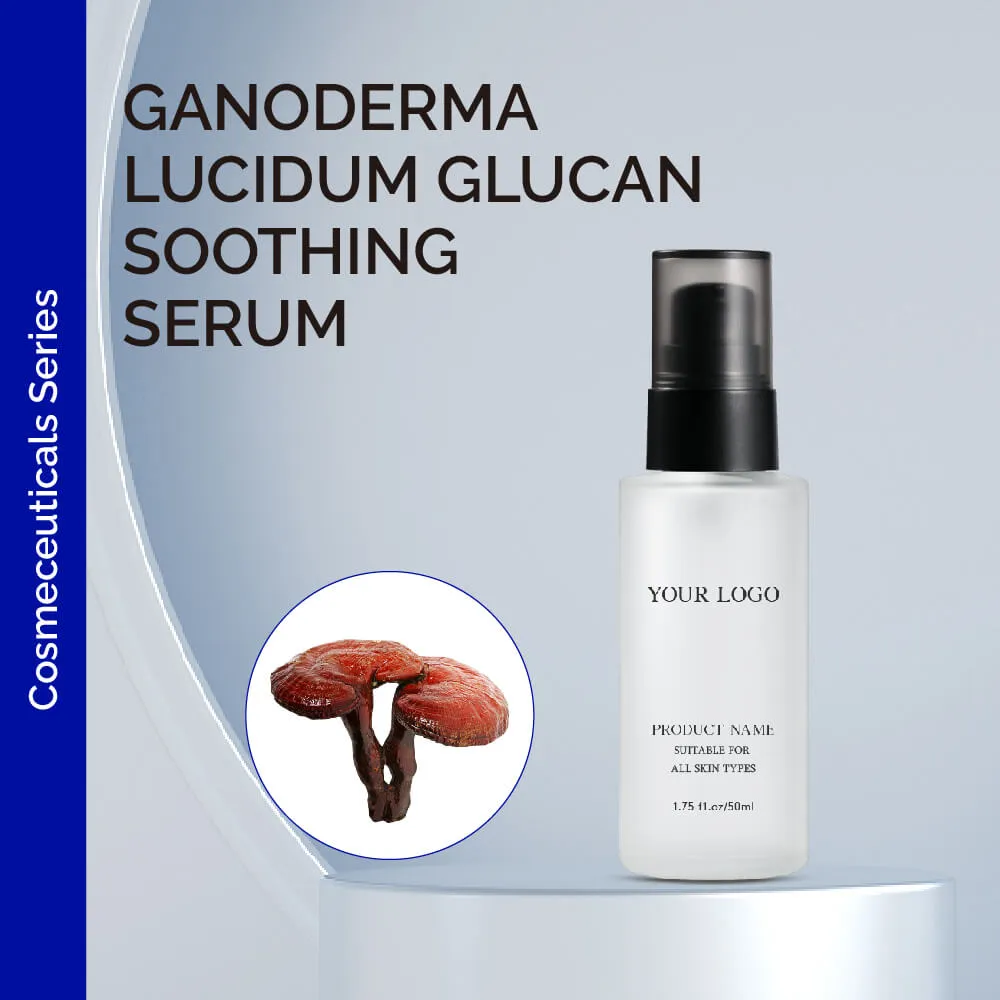 White Label Ganoderma Lucidum Glucan Soothing Serum | Rixin Cosmetics