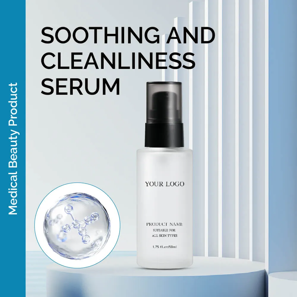 White Label Soothing and Cleanliness Serum | Rixin Cosmetics
